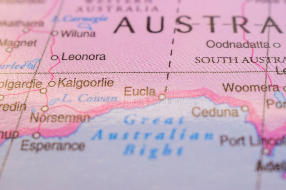 Leonora on the World Map-Geo Political Map Stock Image - Image of ...