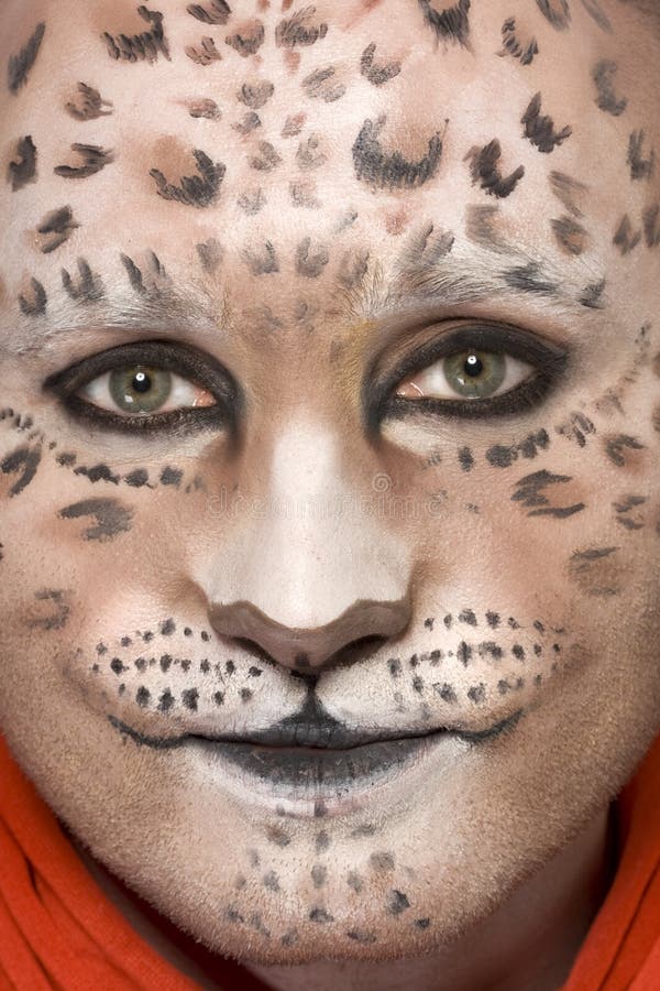 Leopard stock photo. Image of face, paint, beauty, carnivore - 13594714