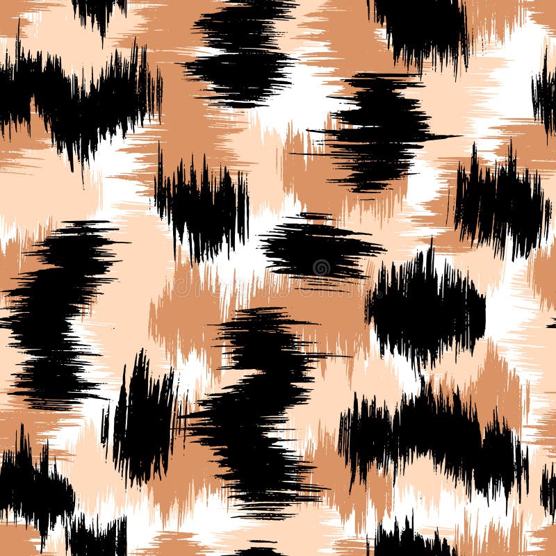 Leopard Abstract Texture Vector Background, Seamless Pattern Animal ...
