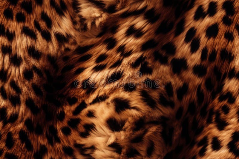 Leopard Animal Fur Perfect Seamless Repeating Pattern. Generative Ai ...