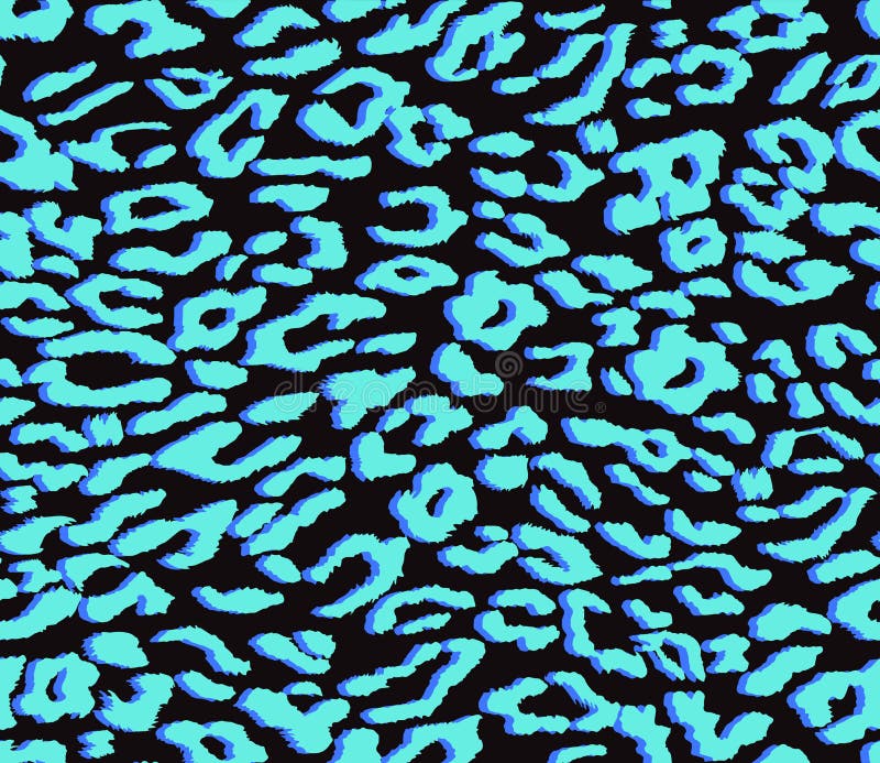 Leopard Background. Seamless Pattern. Cheetah Animal Print Stock Image ...