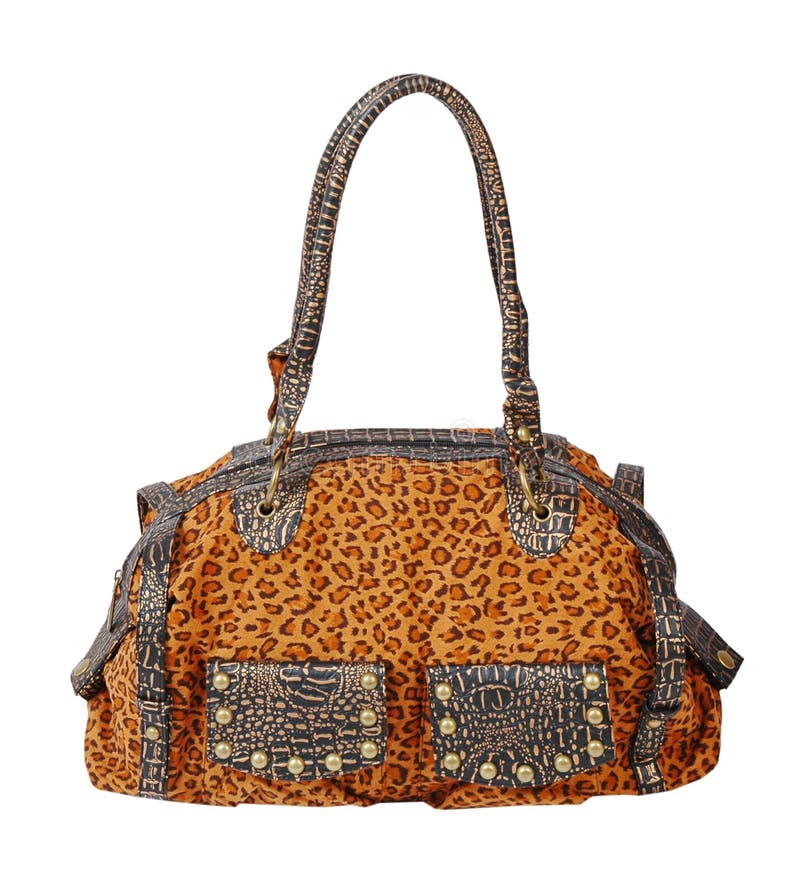 Leopard bag stock image. Image of design, fashionable - 31893105