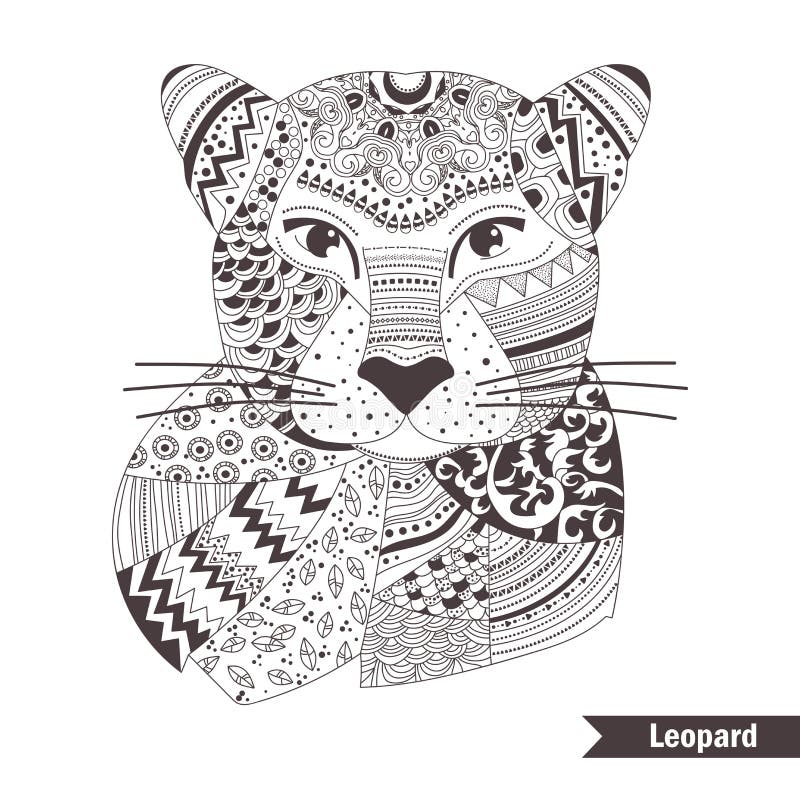 Leopard Bunte Grafische Abbildung Vektor Abbildung - Illustration von ...