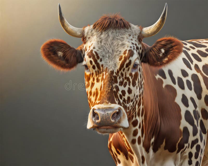 Leopard cow stock illustration. Illustration of deceit - 350754487