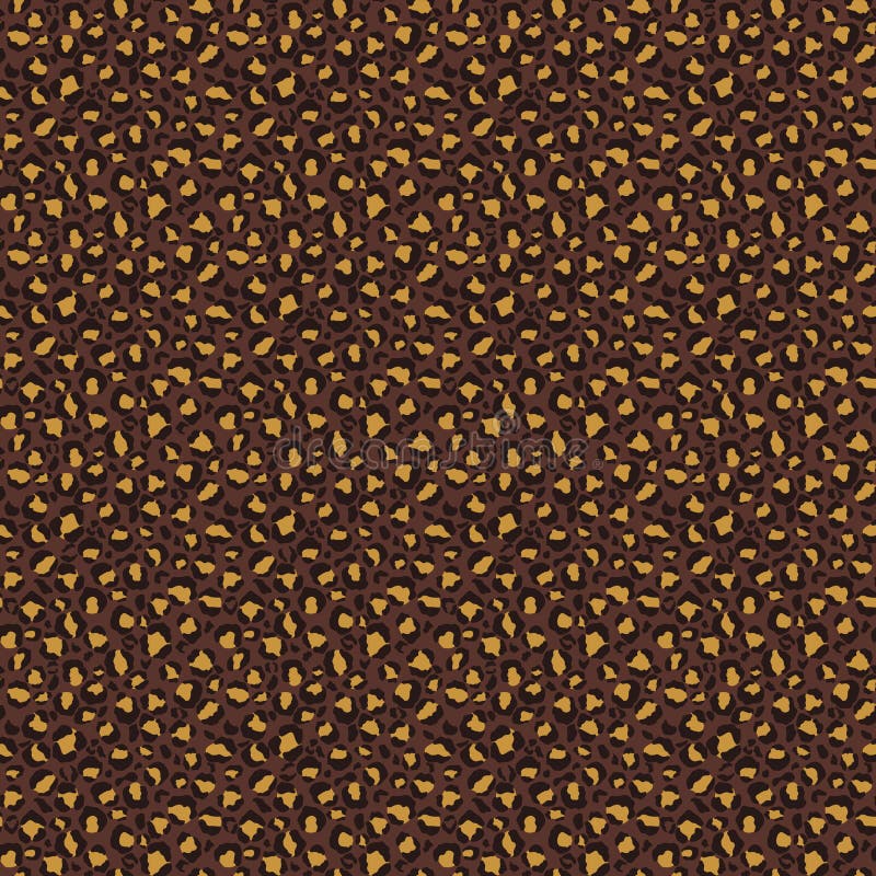 Funky Leopard Print Seamless Pattern Stock Vector - Illustration of ...