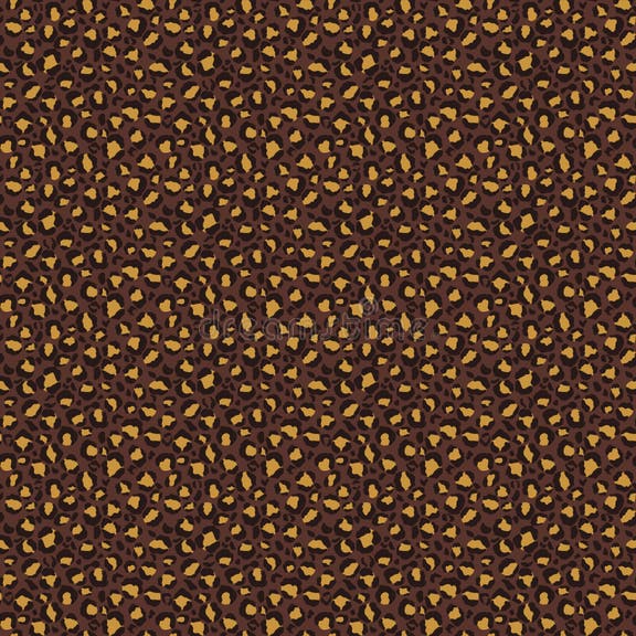 Funky Leopard Print Seamless Pattern Stock Vector - Illustration of ...