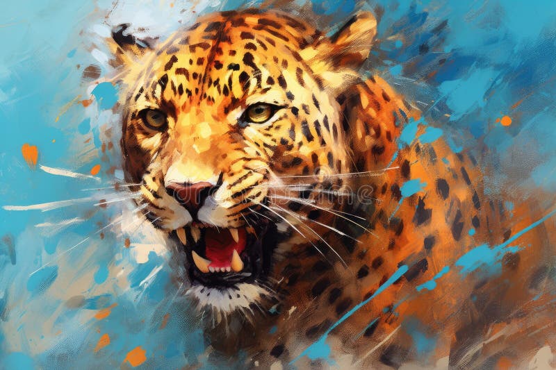 Leopard Form and Spirit through an Abstract Lens Dynamic and Expressive ...