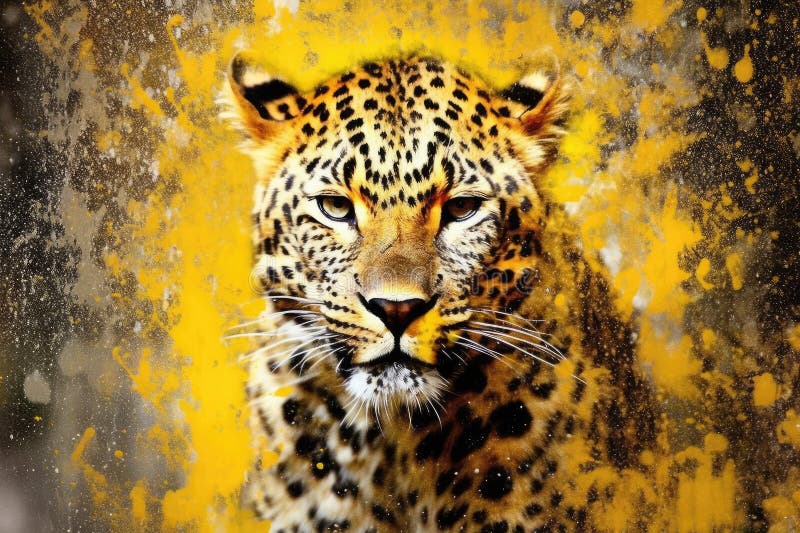 Leopard Form and Spirit through an Abstract Lens Dynamic and Expressive ...