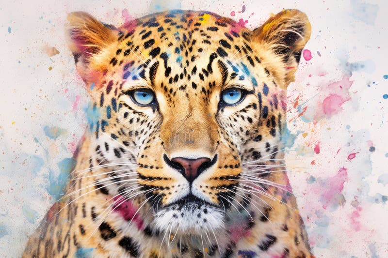 Leopard Form and Spirit through an Abstract Lens Dynamic and Expressive ...