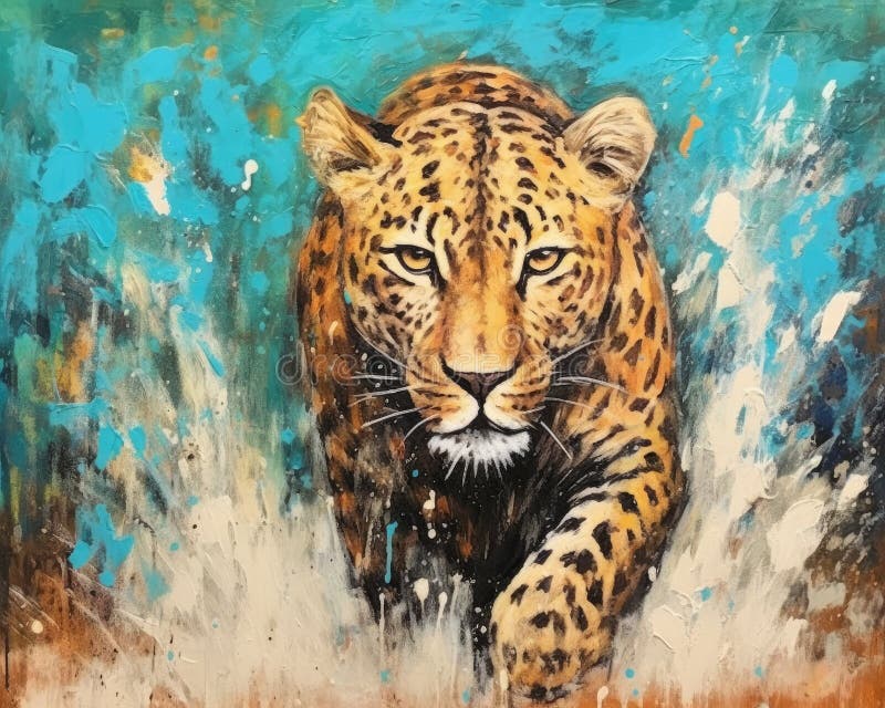 Leopard Form and Spirit through an Abstract Lens Dynamic and Expressive ...