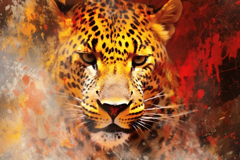 Leopard Form and Spirit through an Abstract Lens Dynamic and Expressive ...