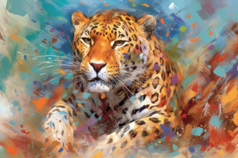 Leopard Form and Spirit through an Abstract Lens Dynamic and Expressive ...