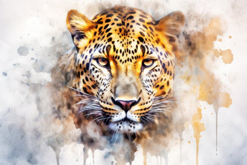 Leopard Form and Spirit through an Abstract Lens Dynamic and Expressive ...