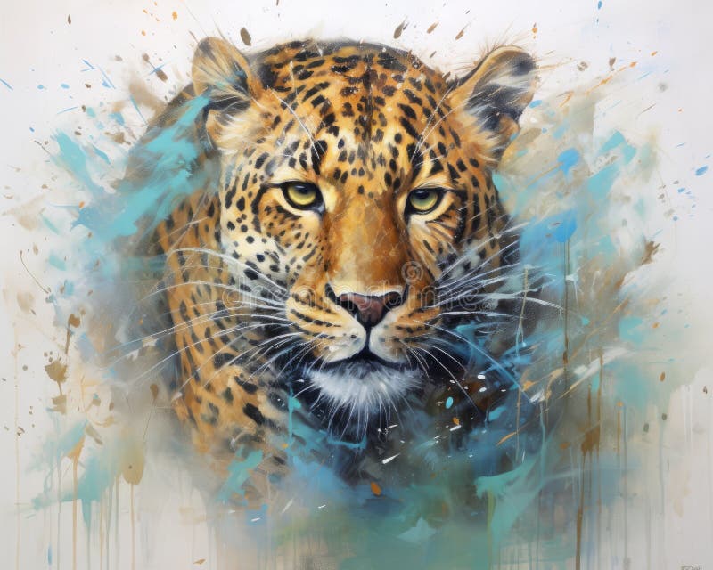 Leopard Form and Spirit through an Abstract Lens Dynamic and Expressive ...