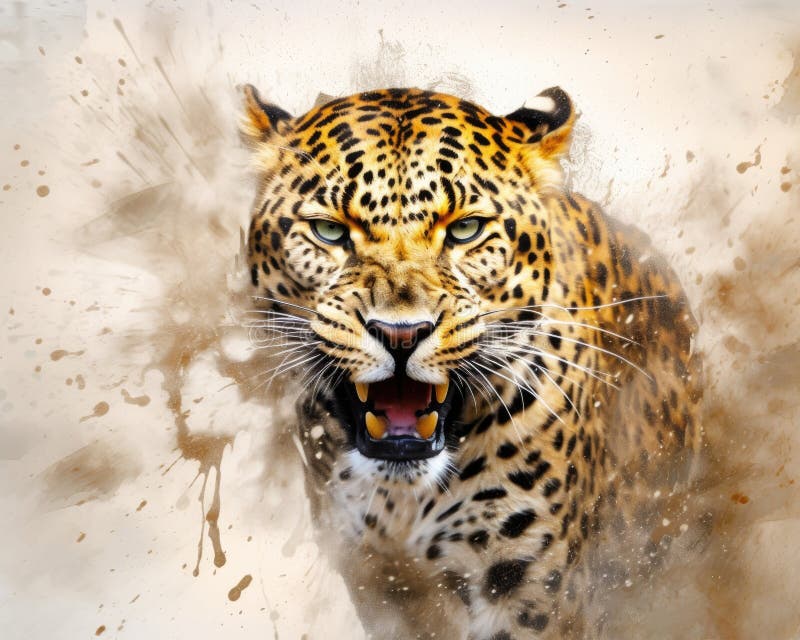 Leopard Form and Spirit through an Abstract Lens Dynamic and Expressive ...