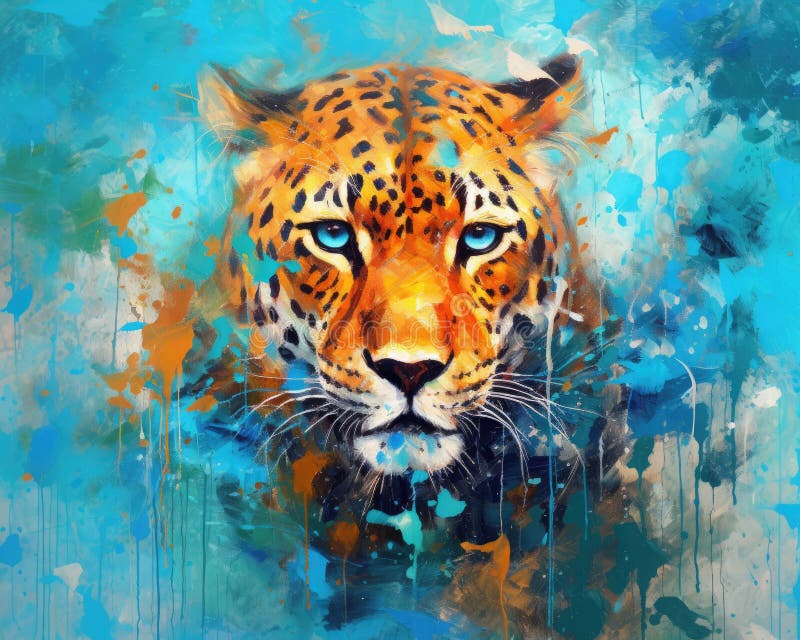 Leopard Form and Spirit through an Abstract Lens Dynamic and Expressive ...