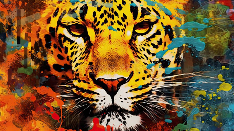 Leopard Form and Spirit through an Abstract Lens Dynamic and Expressive ...