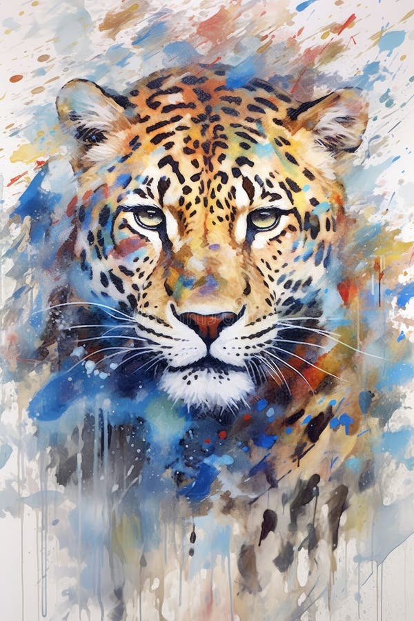 Leopard Form and Spirit through an Abstract Lens Dynamic and Expressive ...