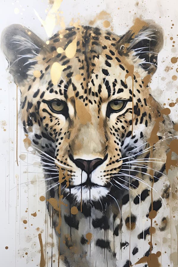 Leopard Form and Spirit through an Abstract Lens Dynamic and Expressive ...