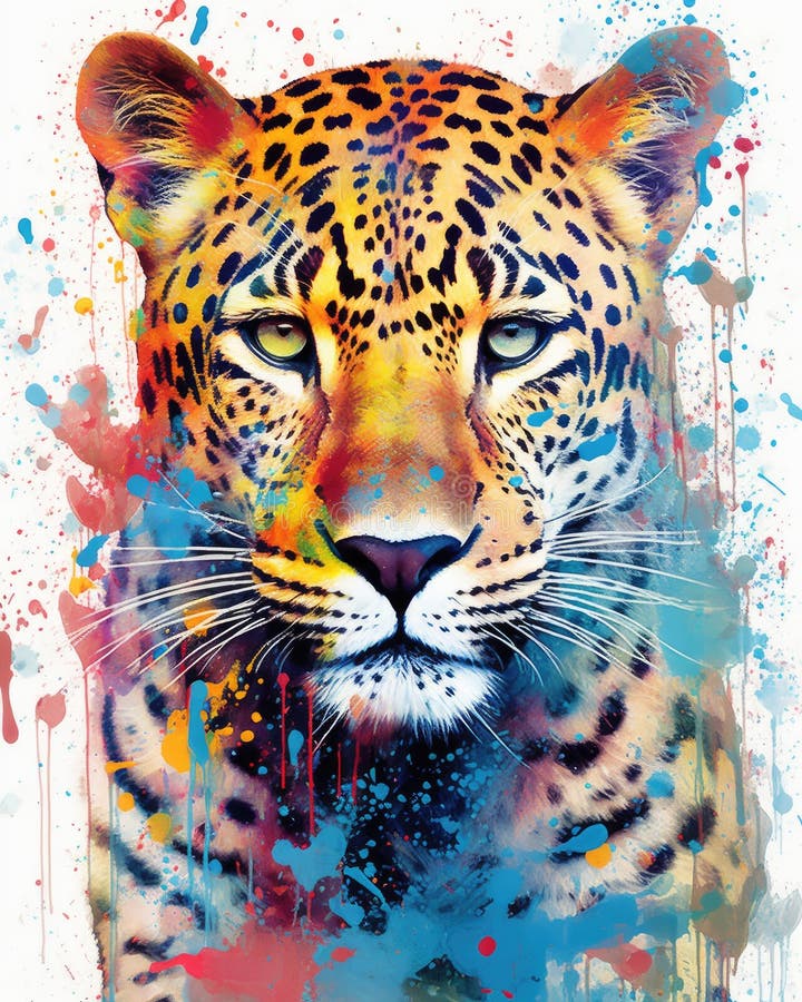 Leopard Form and Spirit through an Abstract Lens Dynamic and Expressive ...
