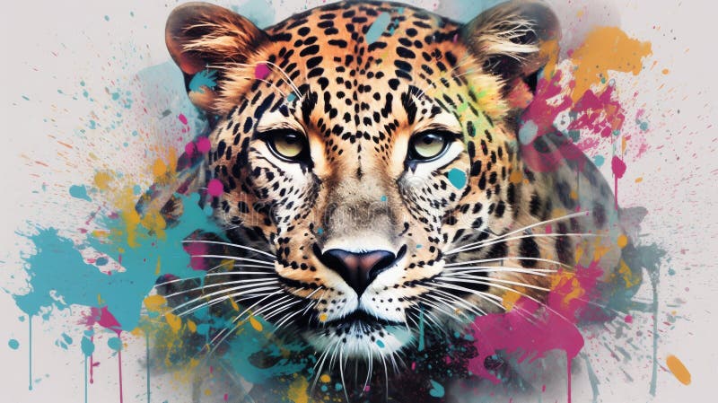Leopard Form and Spirit through an Abstract Lens Dynamic and Expressive ...