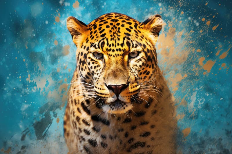 Leopard Form and Spirit through an Abstract Lens Dynamic and Expressive ...