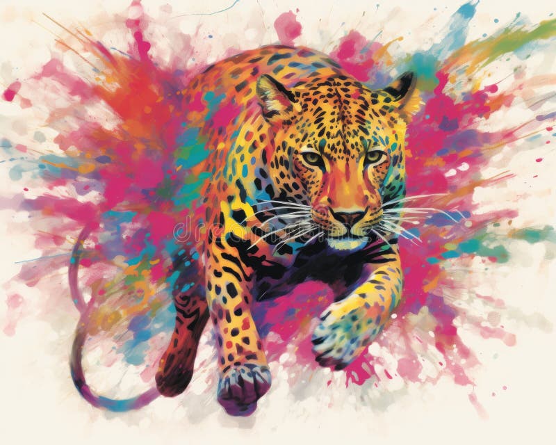 Leopard Form and Spirit through an Abstract Lens Dynamic and Expressive ...