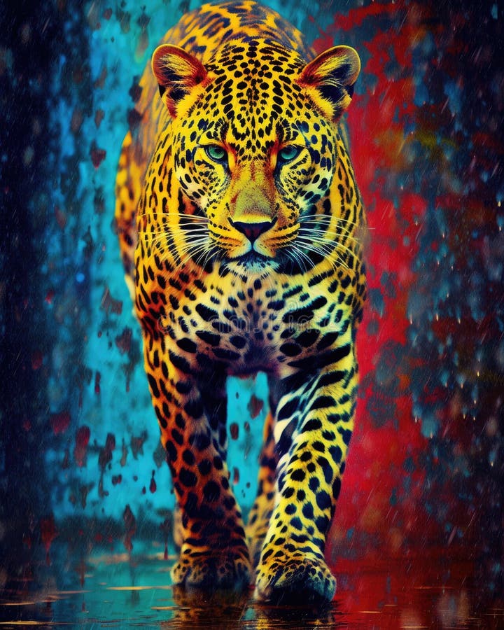 Leopard Form and Spirit through an Abstract Lens Dynamic and Expressive ...