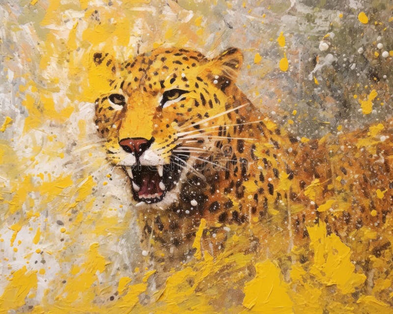 Leopard Form and Spirit through an Abstract Lens Dynamic and Expressive ...
