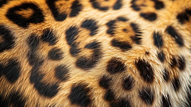 Leopard Fur Background Texture Stock Illustration - Illustration of ...