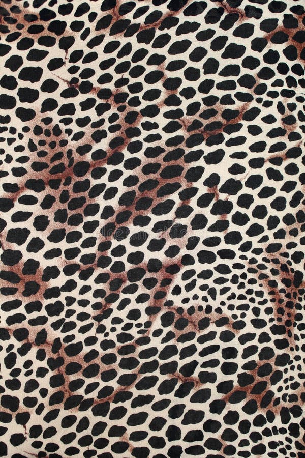 Leopard Skin Pattern. Vector Seamless Texture. Animal Print, Jaguar ...