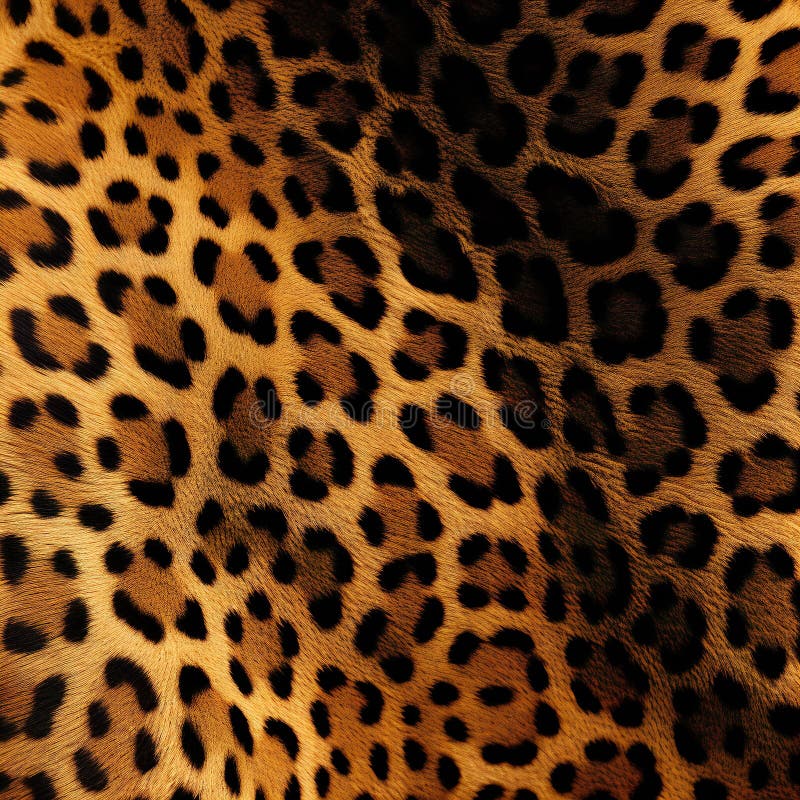 Leopard Fur Texture (real Fur) Background Stock Illustration ...
