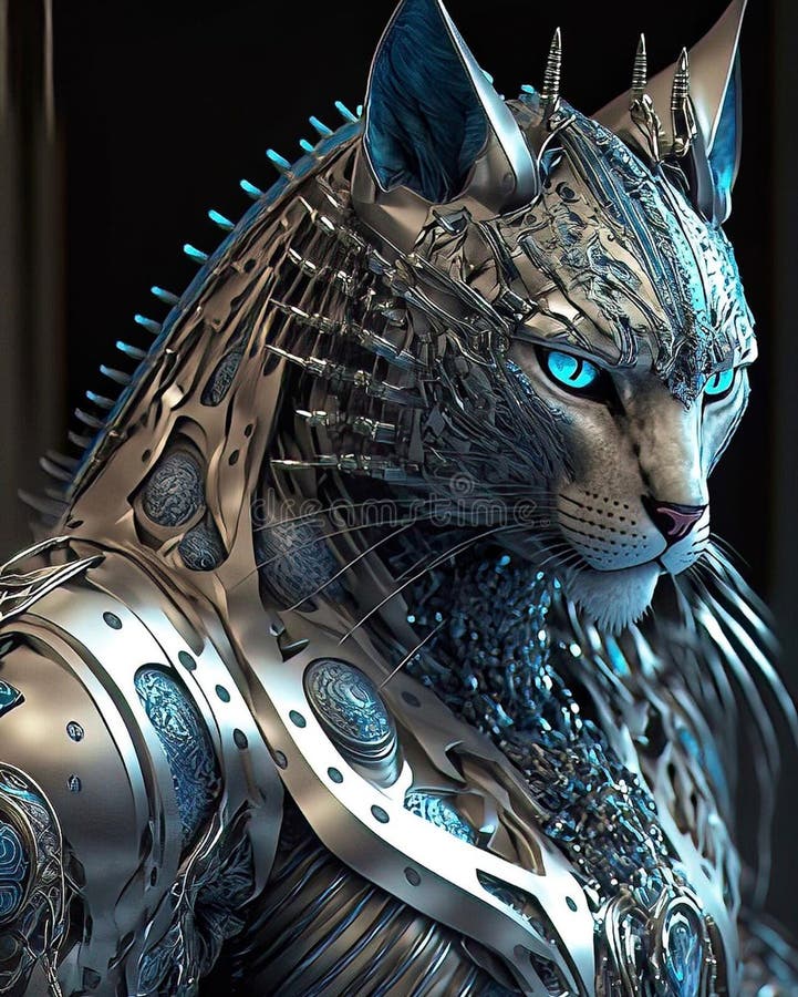 Leopard with Gold War Costume Stock Illustration - Illustration of ...