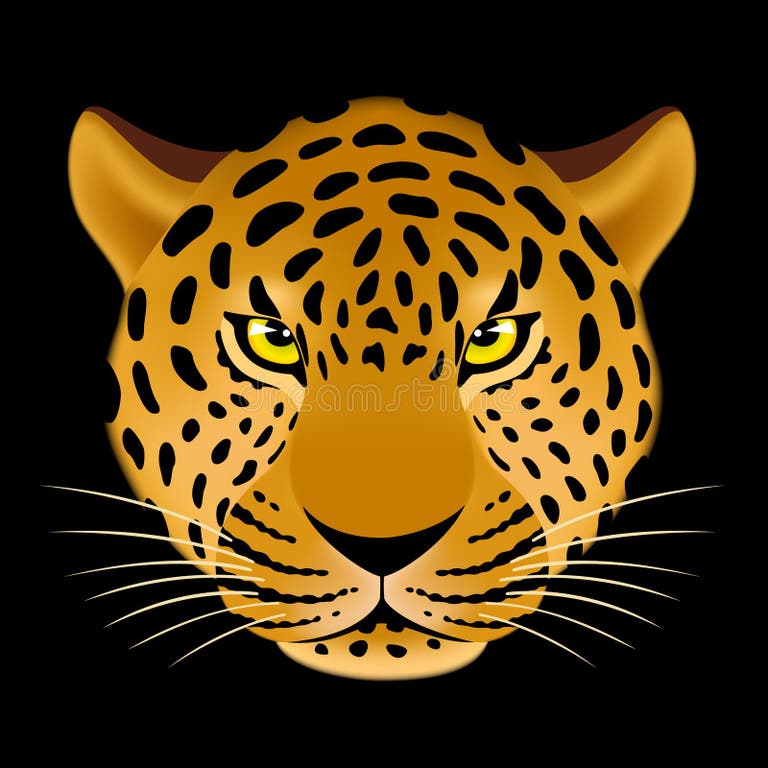 Leopard Head Vector Stock Illustrations – 9,278 Leopard Head Vector ...