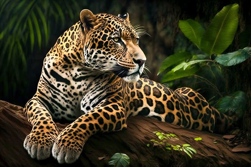 Leopard High Quality Closeup. Generative AI Stock Illustration ...