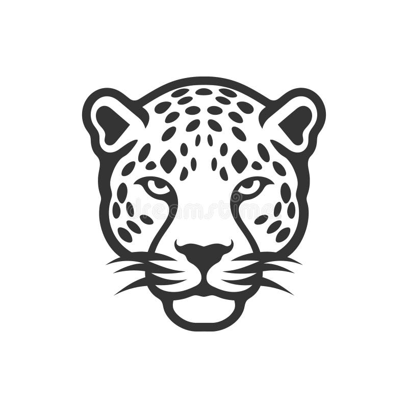 Leopard icon stock vector. Illustration of simple, font - 293140396