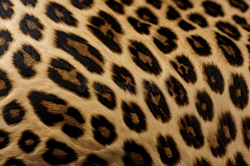Leopard Leather Texture, Featuring Unique Spots and Natural Skin ...