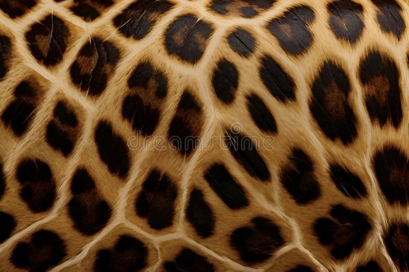 Leopard Leather Texture, Featuring Unique Spots and Natural Skin ...