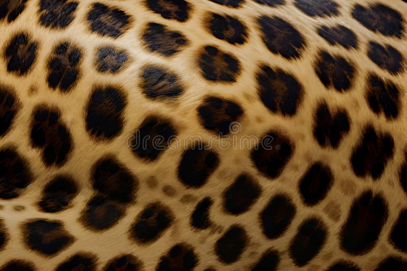 Leopard Leather Texture, Featuring Unique Spots and Natural Skin ...