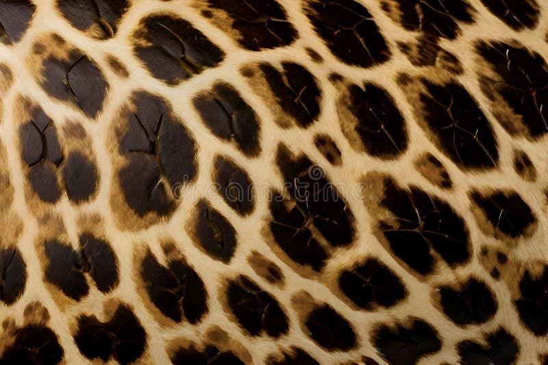 Leopard Leather Texture, Featuring Unique Spots and Natural Skin ...