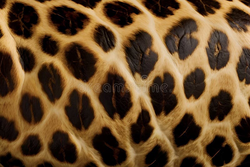 Leopard Leather Texture, Featuring Unique Spots and Natural Skin ...