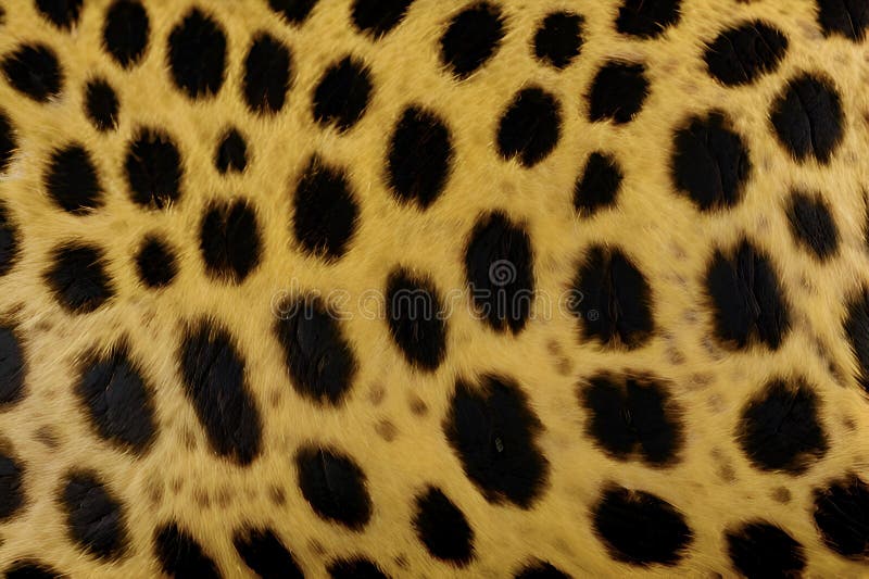 Leopard Leather Texture, Featuring Unique Spots and Natural Skin ...