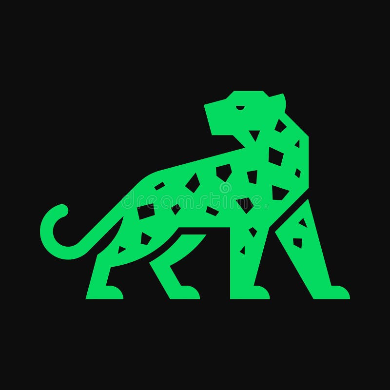 Leopard Logo stock vector. Illustration of design, nature - 259982842
