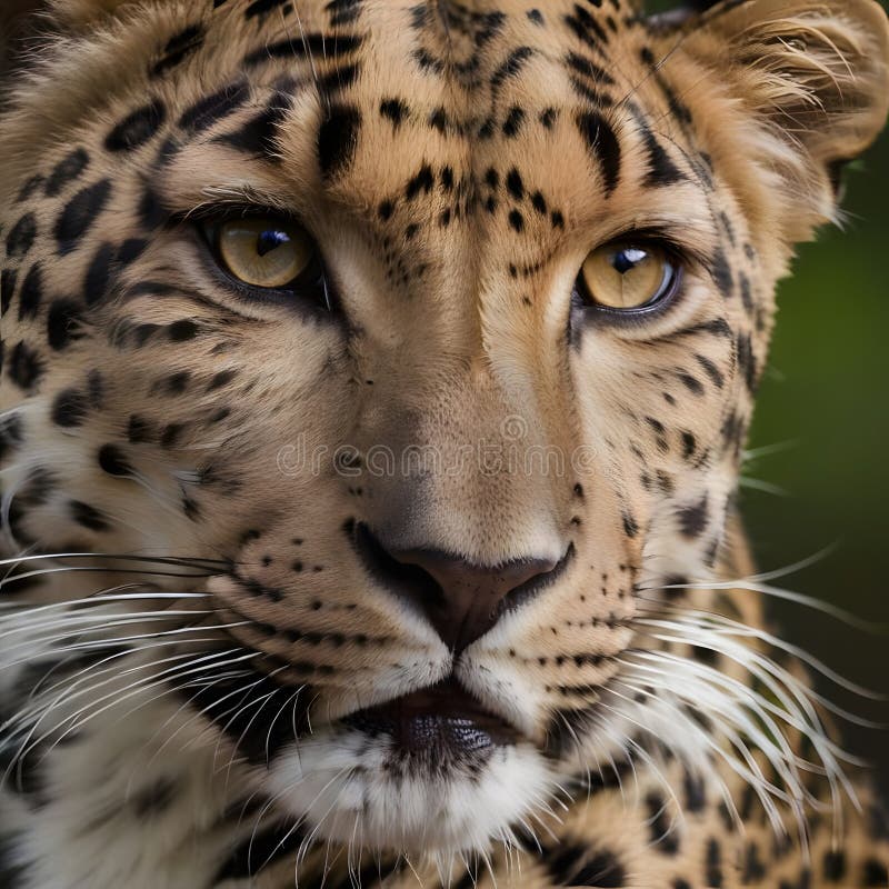 Leopard Lying in Wait, Ai-generatet Stock Image - Image of predator ...