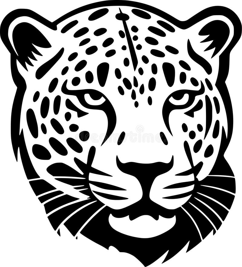 Leopard - Minimalist and Simple Silhouette - Vector Illustration Stock ...