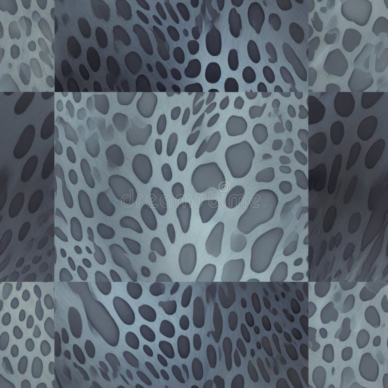 Leopard Patchwork Seamless Pattern. Abstract Wild Animal Cheetah Fur ...