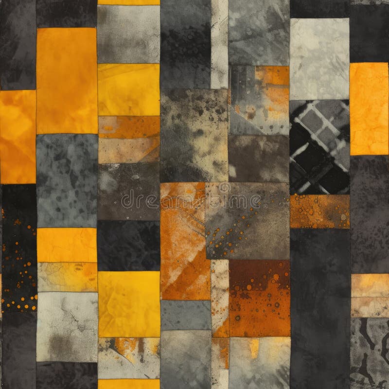 Leopard Patchwork Seamless Pattern. Abstract Wild Animal Cheetah Fur ...