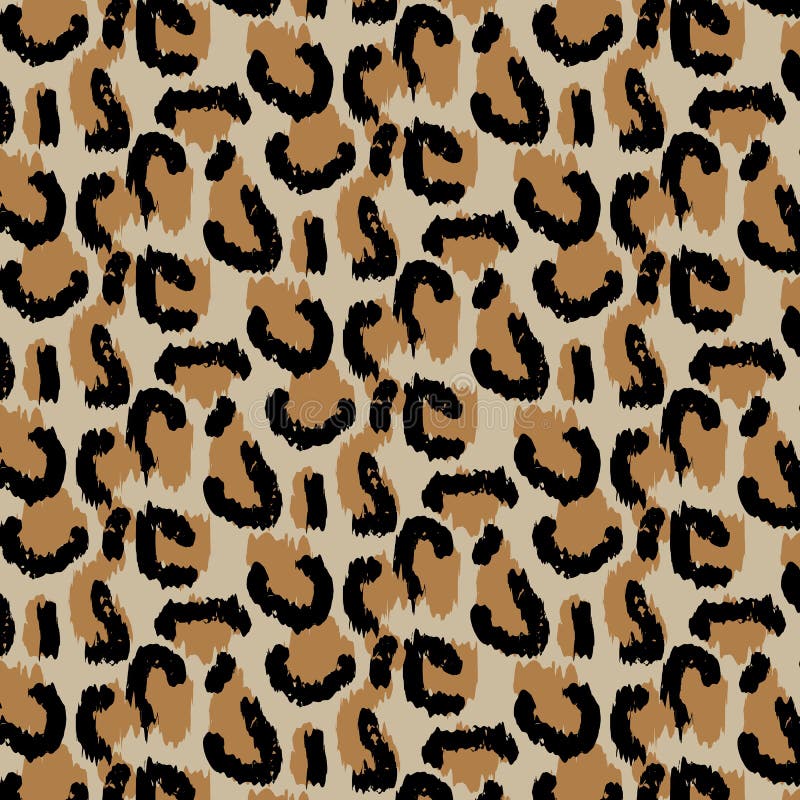 Leopard Pattern Design, Vector Illustration Background. Animal Design ...