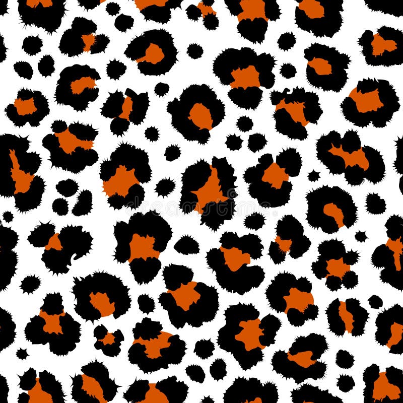 Leopard Pattern Design, Vector Illustration Background Stock Vector ...