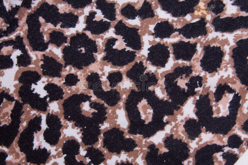 Leopard Pattern Fabric Texture Stock Photo - Image of fashion ...